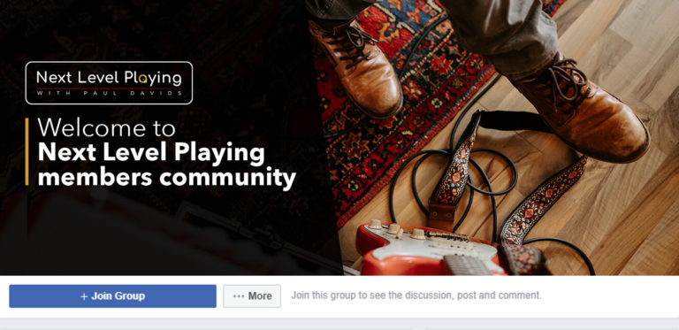 Next Level Playing - Paul Davids Intermediate Guitar Course